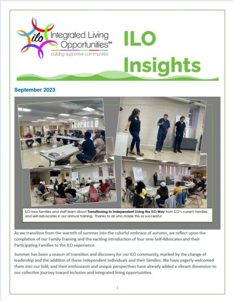 Welcome to ILO - Integrated Living Opportunities